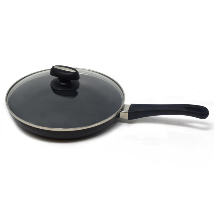 frying pan with lid
