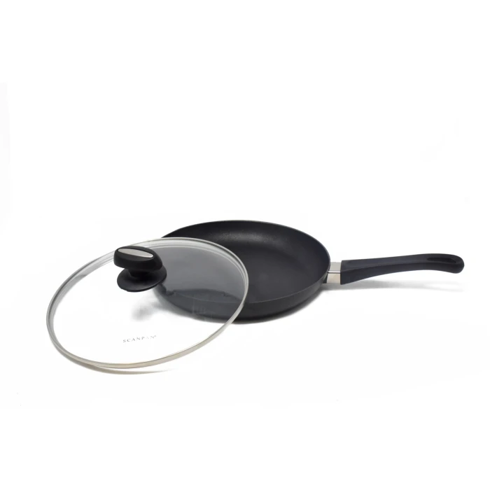 frying pan with lid